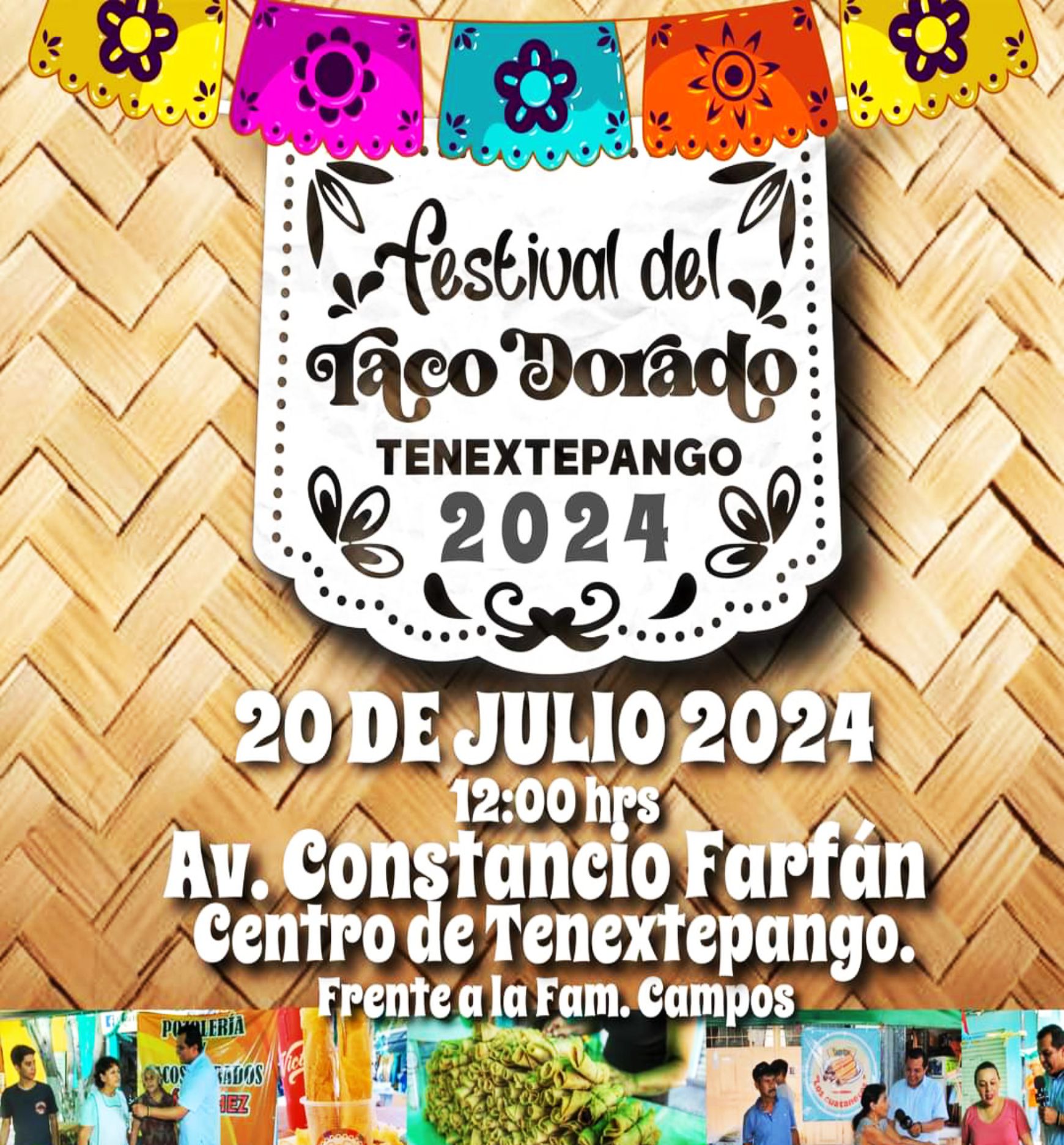 Festival del Taco Dorado Tenextepango 2024 - Expreso de Morelos
